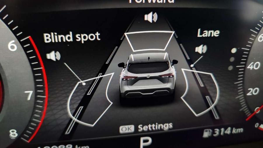 Zils Nissan Qashqai 2023 Šauļi, ar dzinēja tilpumu 1.33 L un nobraukumu 18 tūkst. km par 22500 €, foto 29 vietnē AUTOMOTO.COM.LV