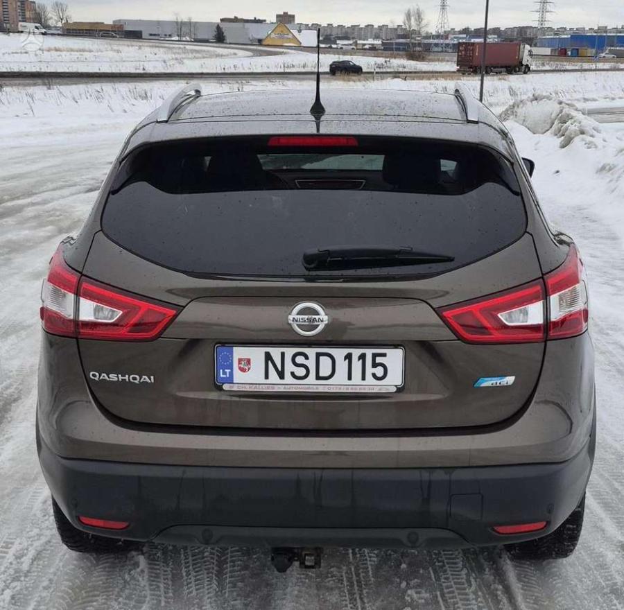 Brūns Nissan Qashqai 2014 Kauņa, ar dzinēja tilpumu 1.60 L un nobraukumu 127 tūkst. km par 10600 €, foto 7 vietnē AUTOMOTO.COM.LV