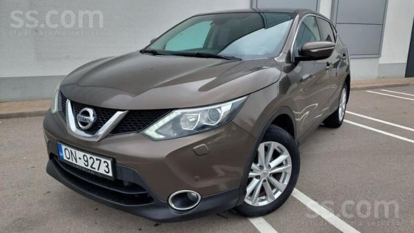 Brown Nissan Qashqai 2014 in Riga, with an engine capacity of 1.60 L and mileage of 0 thousand km for 6800 €, photo 2 on AUTOMOTO.COM.LV