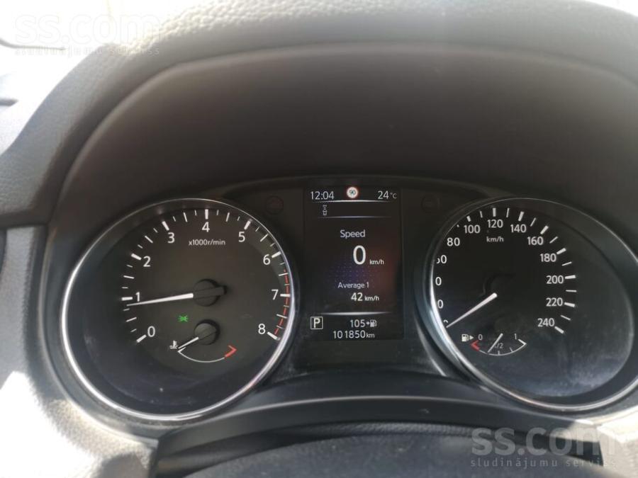Brown Nissan Qashqai 2014 in Riga, with an engine capacity of 1.20 L and mileage of 102 thousand km for 8200 €, photo 10 on AUTOMOTO.COM.LV
