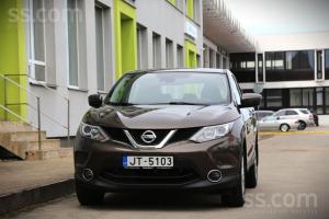 Brown Nissan Qashqai 2014 in Riga, with an engine capacity of 1.20 L and mileage of 123 thousand km for 7495 €, photo  on AUTOMOTO.COM.LV