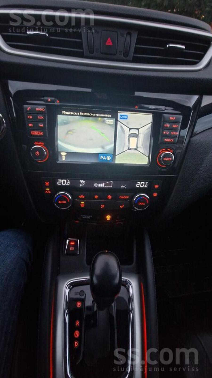 Brown Nissan Qashqai 2015 in Riga, with an engine capacity of 1.20 L and mileage of 143 thousand km for 8800 €, photo 9 on AUTOMOTO.COM.LV