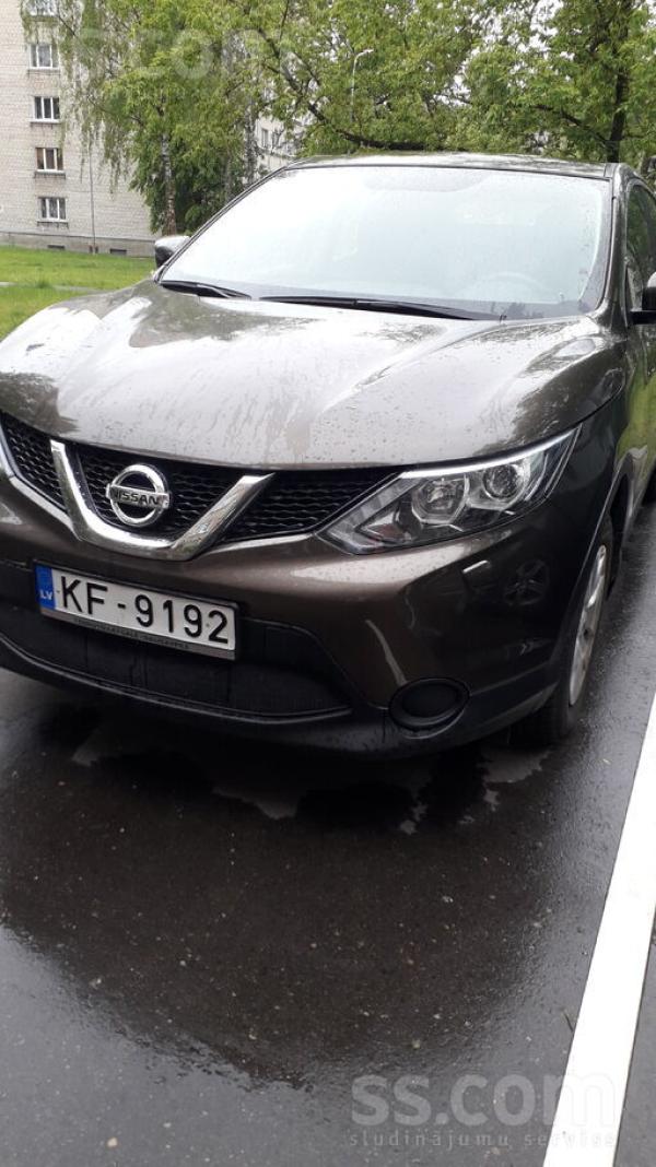 Brown Nissan Qashqai 2016 in Daugavpils, with an engine capacity of 1.20 L and mileage of 71 thousand km for 9500 €, photo 1 on AUTOMOTO.COM.LV