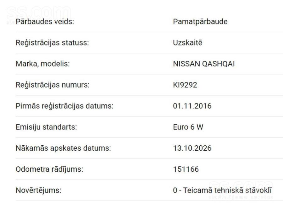 Коричневый Ниссан Кашкай 2016 в Рига, объемом двигателя 1.60 л и пробегом 163 тыс. км за 8300 €, фото 11 на AUTOMOTO.COM.LV