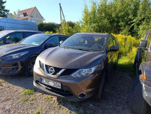 Brown Nissan Qashqai 2016 in Vilnius, with an engine capacity of 1.20 L and mileage of 130 thousand km for 4500 €, photo  on AUTOMOTO.COM.LV