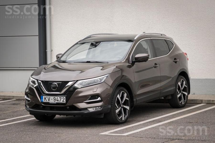 Brown Nissan Qashqai 2017 in Riga, with an engine capacity of 1.20 L and mileage of 0 thousand km for 12950 €, photo 1 on AUTOMOTO.COM.LV
