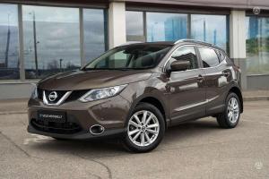 Brown Nissan Qashqai 2017 in Vilnius, with an engine capacity of 1.20 L and mileage of 85 thousand km for 10950 €, photo  on AUTOMOTO.COM.LV