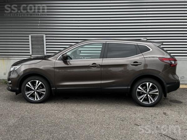 Brown Nissan Qashqai 2018 in Riga, with an engine capacity of 1.20 L and mileage of 141 thousand km for 10900 €, photo 3 on AUTOMOTO.COM.LV