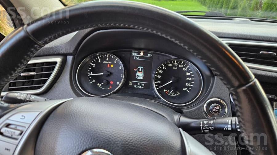 Brown Nissan Qashqai 2016 in Aizkraukle, with an engine capacity of 1.20 L and mileage of 138 thousand km for 7500 €, photo 12 on AUTOMOTO.COM.LV