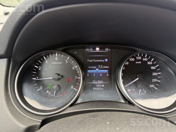 Brown Nissan Qashqai 2019 in Riga, with an engine capacity of 1.30 L and mileage of 87 thousand km for 12300 €, photo 6 on AUTOMOTO.COM.LV