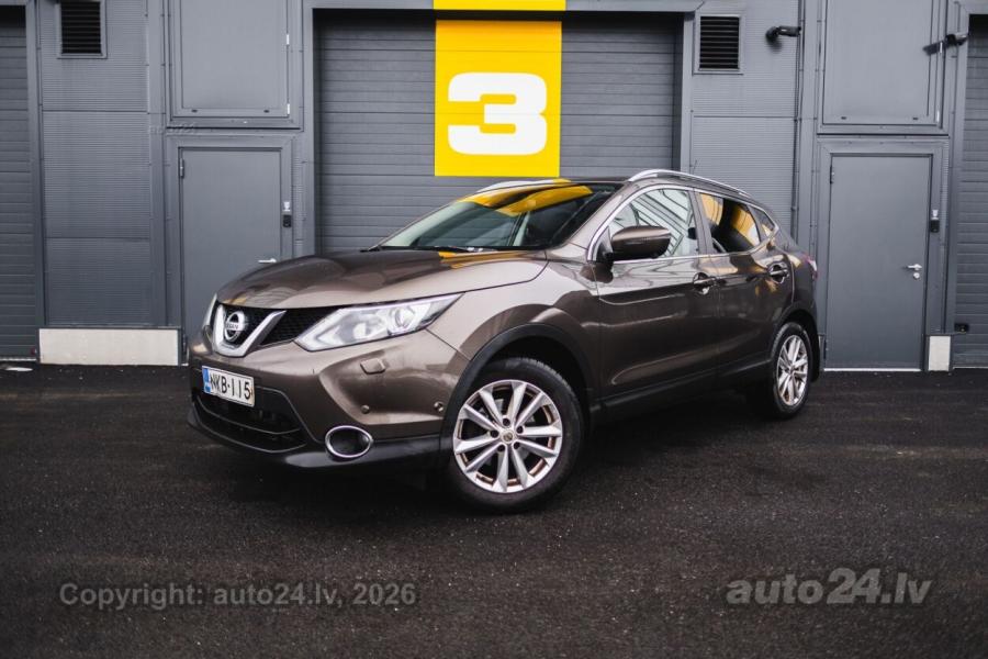 Brown Nissan Qashqai 2016 in Tallinn, with an engine capacity of 1.20 L and mileage of 183 thousand km for 8899 €, photo 1 on AUTOMOTO.COM.LV