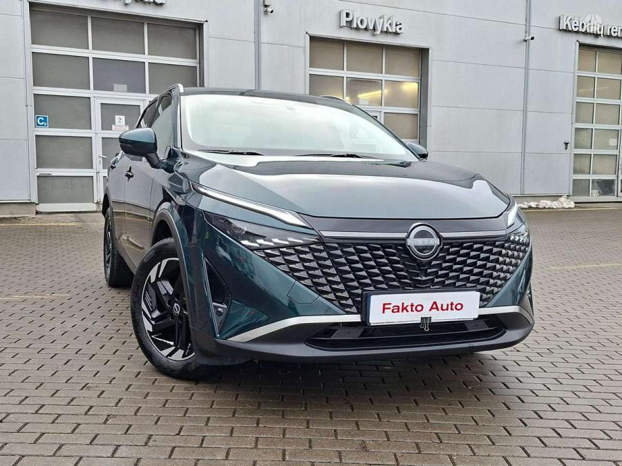 Green Nissan Qashqai 2025 in Vilnius, with an engine capacity of 1.33 L and mileage of 24 thousand km for 26450 €, photo 7 on AUTOMOTO.COM.LV