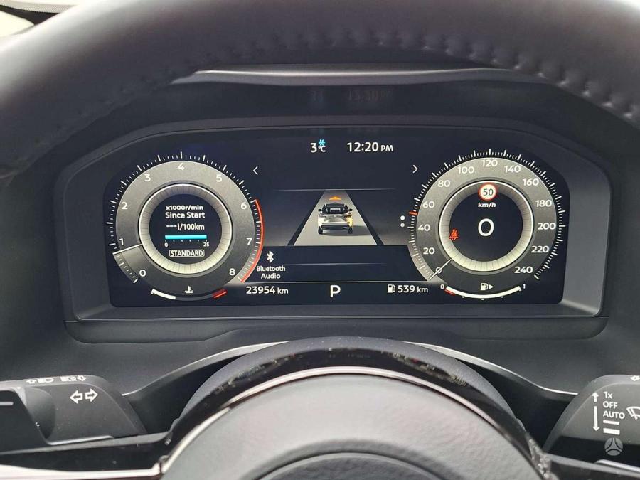 Green Nissan Qashqai 2025 in Vilnius, with an engine capacity of 1.33 L and mileage of 24 thousand km for 26450 €, photo 18 on AUTOMOTO.COM.LV