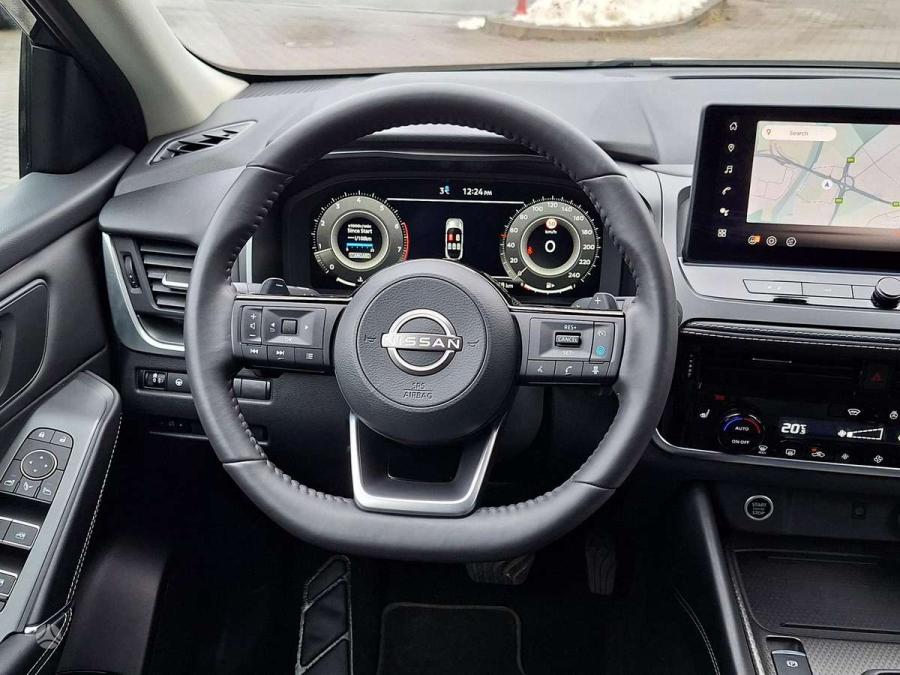Green Nissan Qashqai 2025 in Vilnius, with an engine capacity of 1.33 L and mileage of 24 thousand km for 26450 €, photo 23 on AUTOMOTO.COM.LV