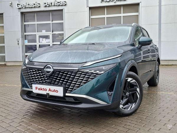 Green Nissan Qashqai 2025 in Vilnius, with an engine capacity of 1.33 L and mileage of 15 thousand km for 27250 €, photo 1 on AUTOMOTO.COM.LV