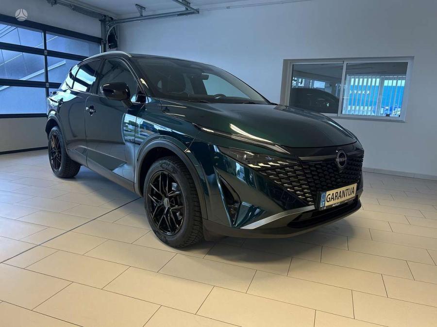 Zaļš Nissan Qashqai 2025 Šauļi, ar dzinēja tilpumu 1.33 L un nobraukumu 93 tūkst. km par 24800 €, foto 1 vietnē AUTOMOTO.COM.LV