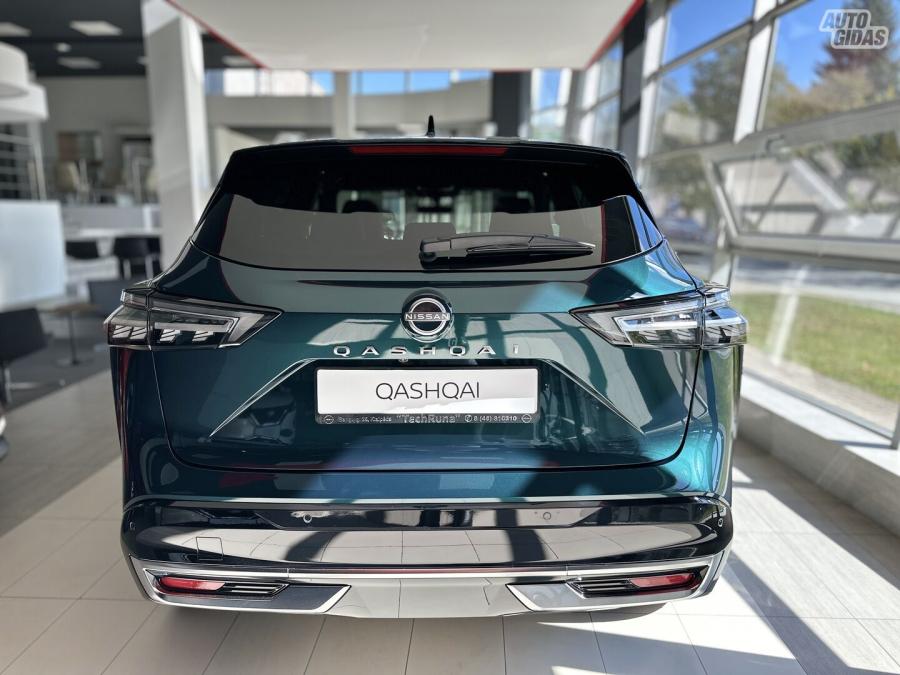 Green Nissan Qashqai 2026 in Klaipeda, with an engine capacity of 1.30 L and mileage of 0 thousand km for 34990 €, photo 10 on AUTOMOTO.COM.LV