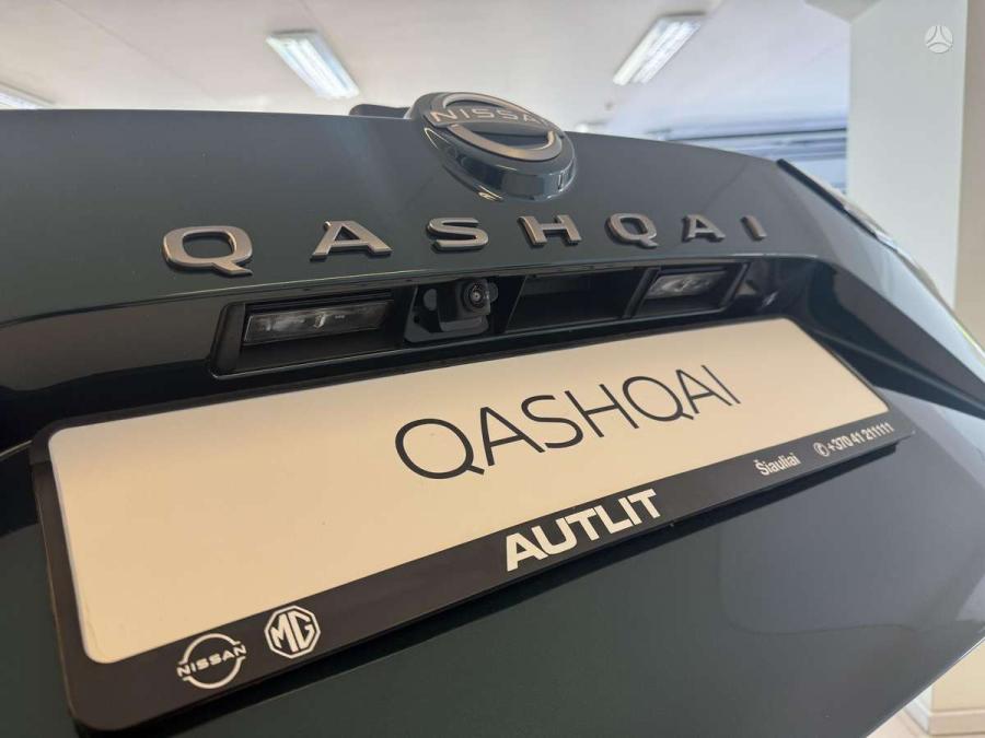 Green Nissan Qashqai 2026 in Siauliai, with an engine capacity of 1.33 L and mileage of 0 thousand km for 31190 €, photo 7 on AUTOMOTO.COM.LV