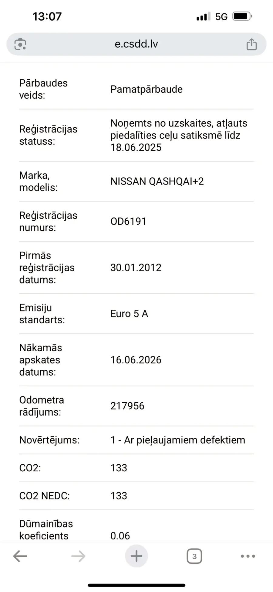 Серый Ниссан Кашкай 2012 в Екабпилс, объемом двигателя 1.60 л и пробегом 218 тыс. км за 6990 €, фото 31 на AUTOMOTO.COM.LV