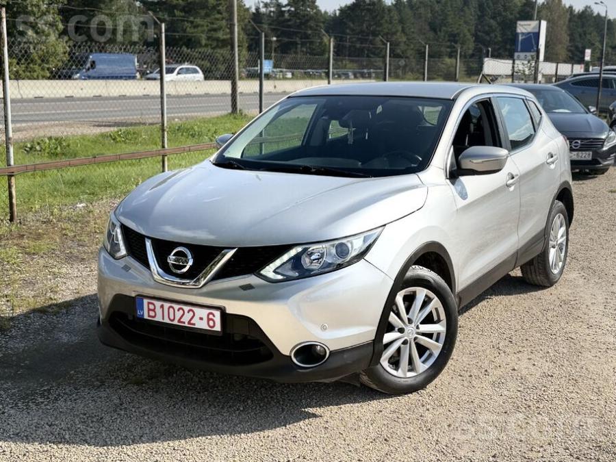 Grey Nissan Qashqai 2014 in Riga, with an engine capacity of 1.50 L and mileage of 257 thousand km for 6999 €, photo 1 on AUTOMOTO.COM.LV
