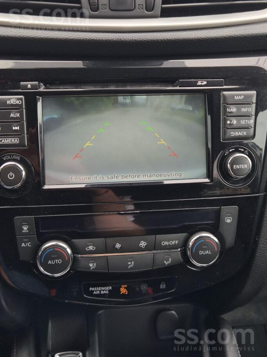 Grey Nissan Qashqai 2014 in Riga, with an engine capacity of 1.50 L and mileage of 222 thousand km for 7590 €, photo 15 on AUTOMOTO.COM.LV