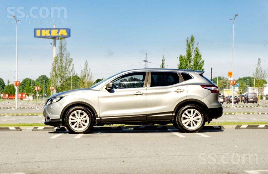 Grey Nissan Qashqai 2014 in Riga, with an engine capacity of 1.50 L and mileage of 222 thousand km for 7590 €, photo 6 on AUTOMOTO.COM.LV