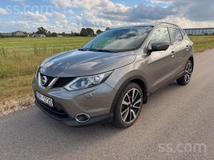 Pelēks Nissan Qashqai 2014 Rīga, ar dzinēja tilpumu 1.50 L un nobraukumu 145 tūkst. km par 8250 €, foto  vietnē AUTOMOTO.COM.LV
