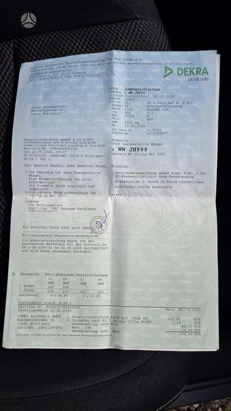 Pelēks Nissan Qashqai 2014 Tauragė, ar dzinēja tilpumu 1.60 L un nobraukumu 200 tūkst. km par 7300 €, foto 14 vietnē AUTOMOTO.COM.LV