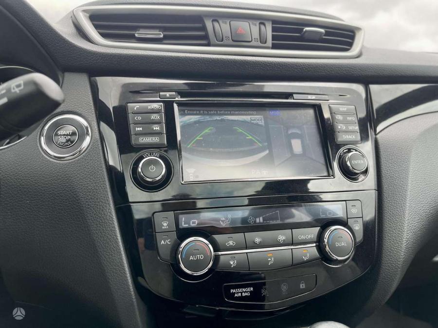 Grey Nissan Qashqai 2014 in Vilnius, with an engine capacity of 1.20 L and mileage of 134 thousand km for 6200 €, photo 32 on AUTOMOTO.COM.LV