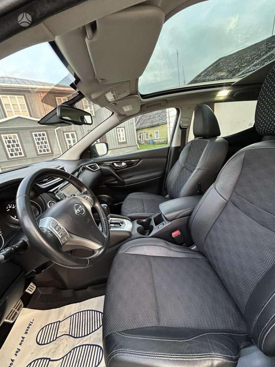 Grey Nissan Qashqai 2014 in Kaisiadorys, with an engine capacity of 1.60 L and mileage of 239 thousand km for 7950 €, photo 13 on AUTOMOTO.COM.LV