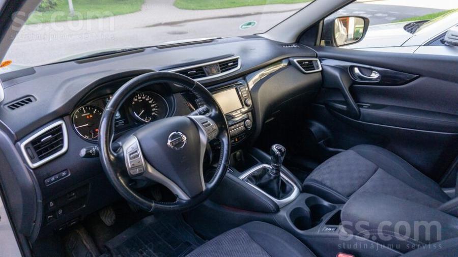 Pelēks Nissan Qashqai 2014 Rīga, ar dzinēja tilpumu 1.50 L un nobraukumu 222 tūkst. km par 7190 €, foto 10 vietnē AUTOMOTO.COM.LV