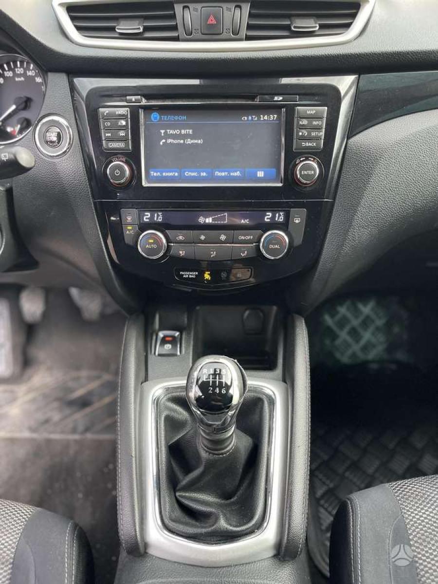 Pelēks Nissan Qashqai 2014 Viļņa, ar dzinēja tilpumu 1.60 L un nobraukumu 225 tūkst. km par 7139 €, foto 15 vietnē AUTOMOTO.COM.LV