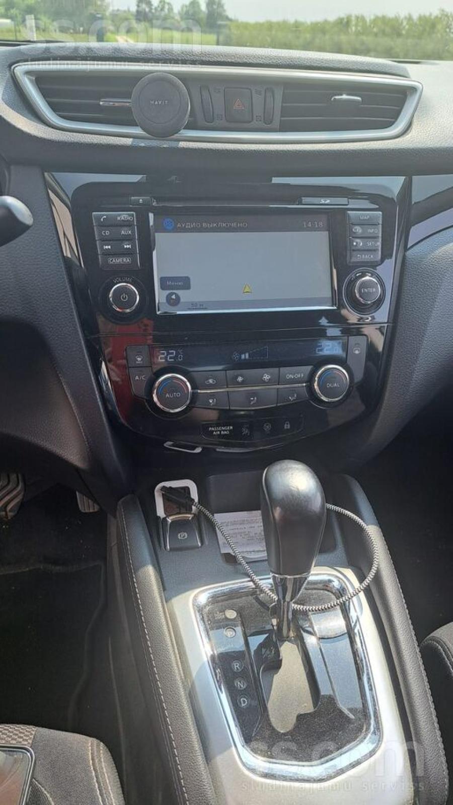 Pelēks Nissan Qashqai 2014 Bauska, ar dzinēja tilpumu 1.60 L un nobraukumu 202 tūkst. km par 5900 €, foto 7 vietnē AUTOMOTO.COM.LV