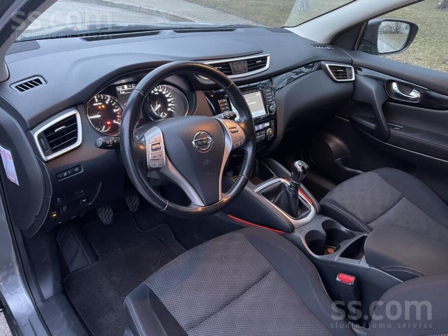 Pelēks Nissan Qashqai 2015 Cēsis, ar dzinēja tilpumu 1.50 L un nobraukumu 244 tūkst. km par 8200 €, foto 14 vietnē AUTOMOTO.COM.LV