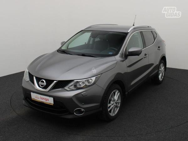 Grey Nissan Qashqai 2015 in Vilnius, with an engine capacity of 1.20 L and mileage of 166 thousand km for 10899 €, photo 1 on AUTOMOTO.COM.LV