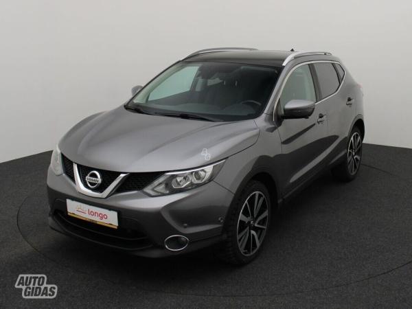 Grey Nissan Qashqai 2015 in Vilnius, with an engine capacity of 1.20 L and mileage of 146 thousand km for 10399 €, photo 1 on AUTOMOTO.COM.LV