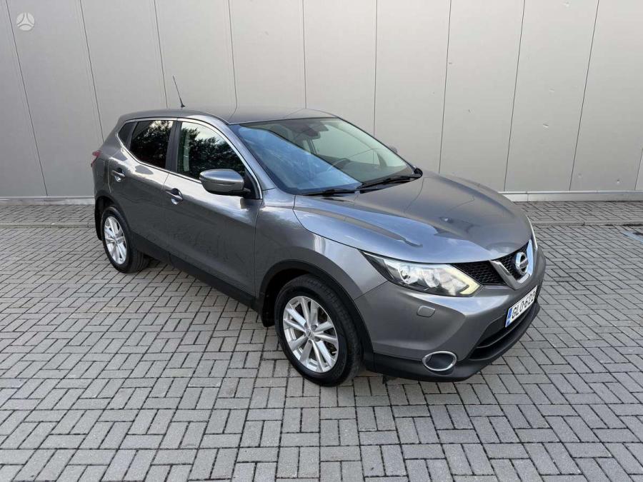 Pelēks Nissan Qashqai 2015 Kauņa, ar dzinēja tilpumu 1.60 L un nobraukumu 254 tūkst. km par 6300 €, foto 1 vietnē AUTOMOTO.COM.LV