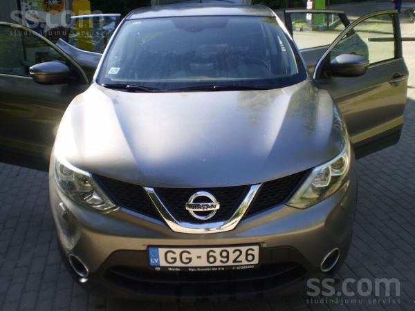 Pelēks Nissan Qashqai 2016 Rīga, ar dzinēja tilpumu 1.20 L un nobraukumu 83 tūkst. km par 10300 €, foto 1 vietnē AUTOMOTO.COM.LV