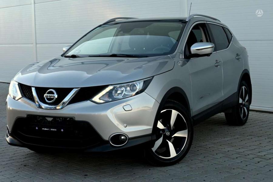 Grey Nissan Qashqai 2016 in Kretinga, with an engine capacity of 1.20 L and mileage of 118 thousand km for 9499 €, photo 3 on AUTOMOTO.COM.LV