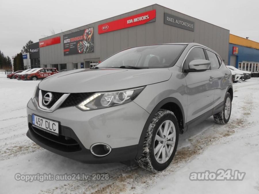 Grey Nissan Qashqai 2016 in Viljandi, with an engine capacity of 1.60 L and mileage of 187 thousand km for 10990 €, photo 1 on AUTOMOTO.COM.LV