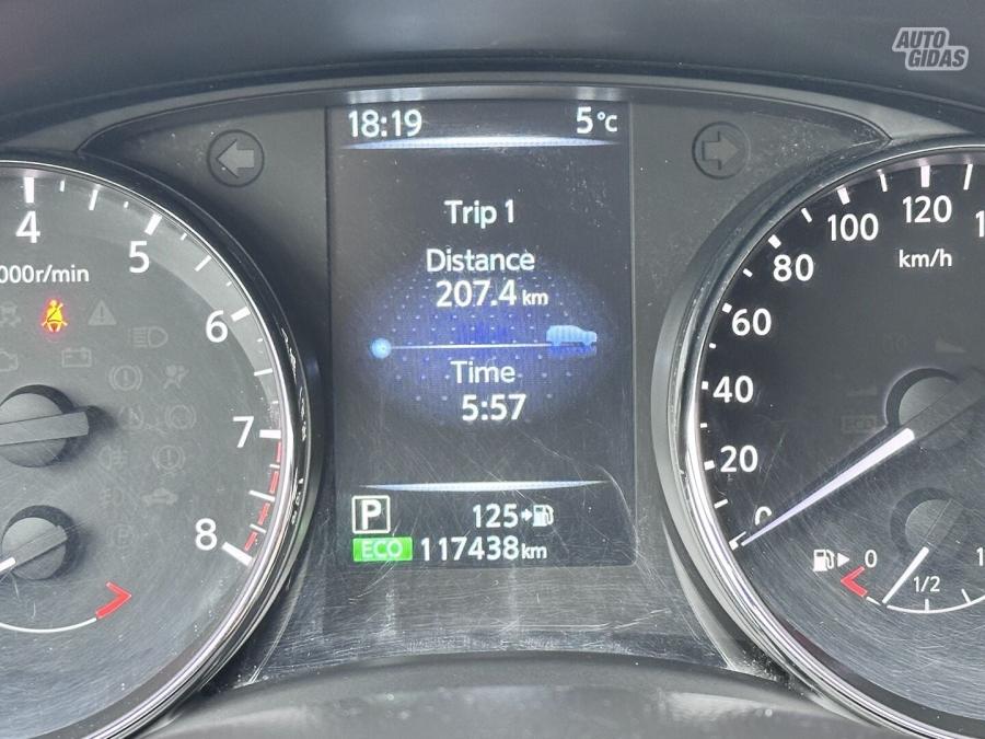 Pelēks Nissan Qashqai 2016 Klaipėda, ar dzinēja tilpumu 1.20 L un nobraukumu 117 tūkst. km par 9500 €, foto 14 vietnē AUTOMOTO.COM.LV