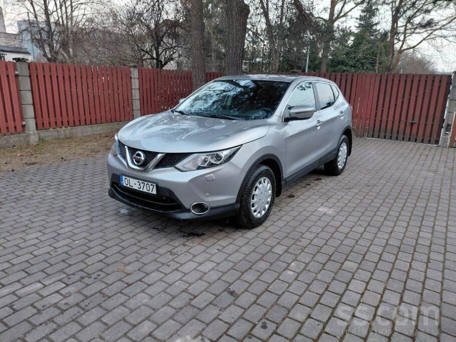 Pelēks Nissan Qashqai 2016 Rīga, ar dzinēja tilpumu 1.20 L un nobraukumu 121 tūkst. km par 7990 €, foto 1 vietnē AUTOMOTO.COM.LV