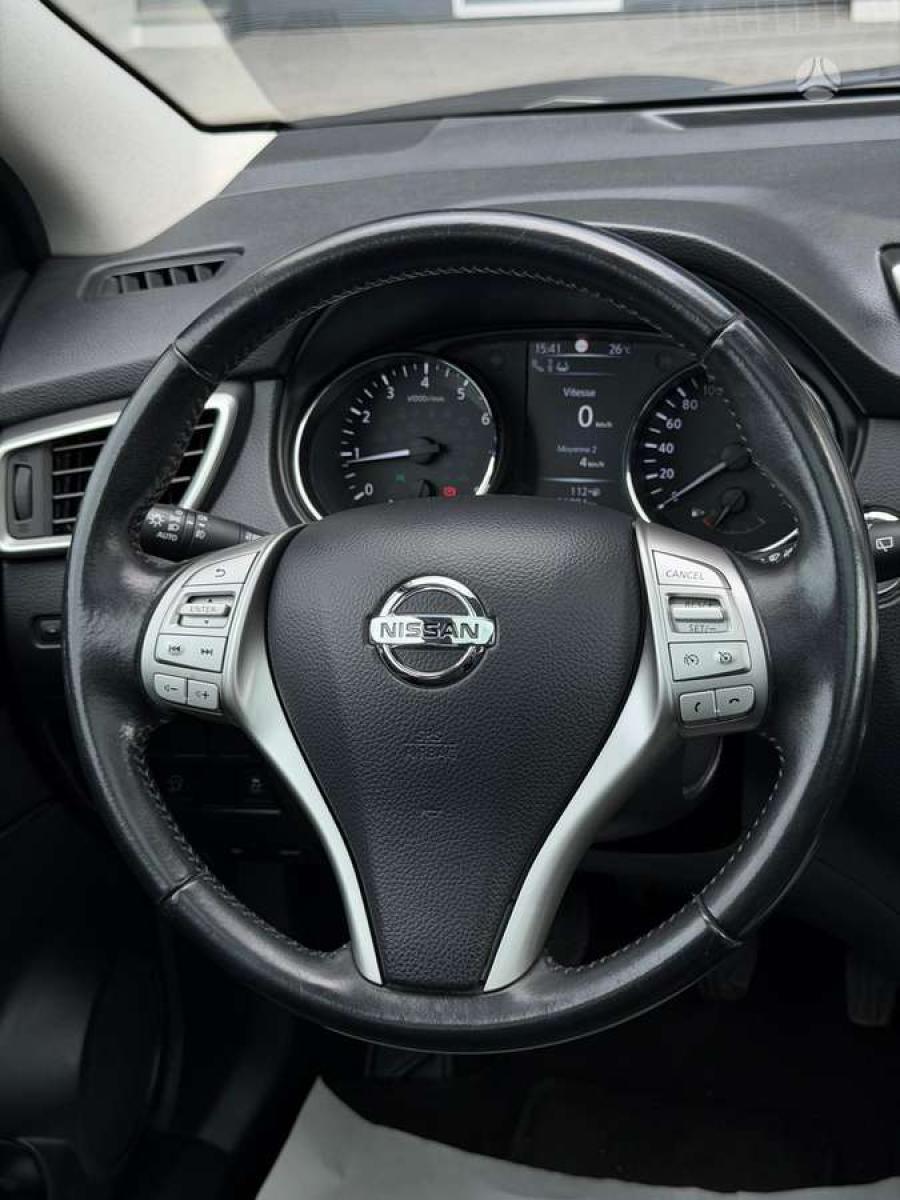 Pelēks Nissan Qashqai 2016 Viļņa, ar dzinēja tilpumu 1.20 L un nobraukumu 56 tūkst. km par 8900 €, foto 19 vietnē AUTOMOTO.COM.LV
