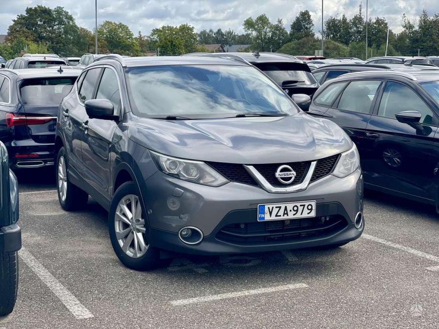 Grey Nissan Qashqai 2016 in Vilnius, with an engine capacity of 1.20 L and mileage of 116 thousand km for 5250 €, photo 4 on AUTOMOTO.COM.LV