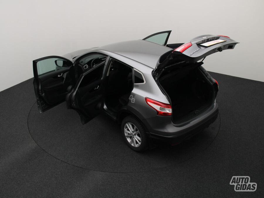 Grey Nissan Qashqai 2017 in Vilnius, with an engine capacity of 1.50 L and mileage of 216 thousand km for 9699 €, photo 13 on AUTOMOTO.COM.LV
