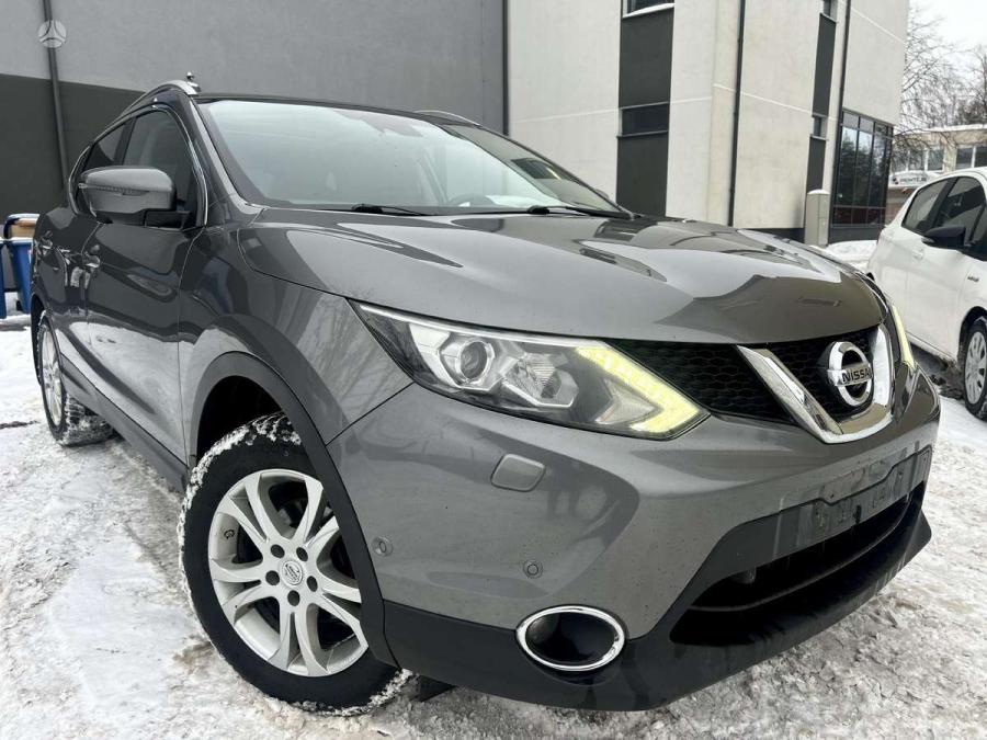 Pelēks Nissan Qashqai 2017 Kaišiadorys, ar dzinēja tilpumu 1.60 L un nobraukumu 218 tūkst. km par 9250 €, foto 1 vietnē AUTOMOTO.COM.LV