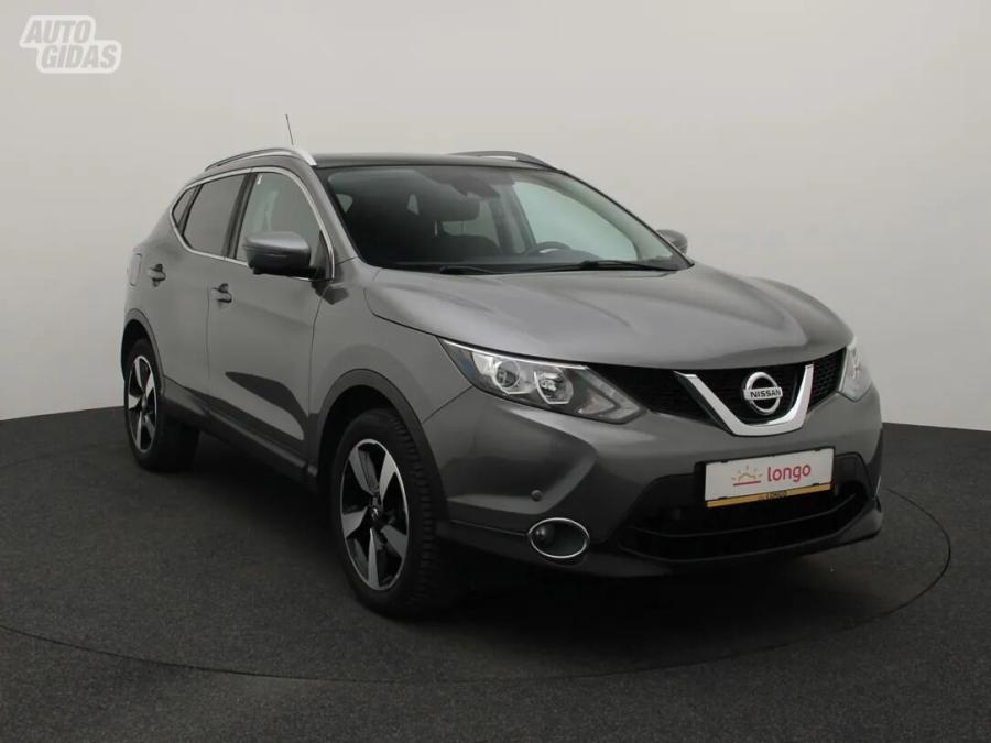 Grey Nissan Qashqai 2017 in Vilnius, with an engine capacity of 1.20 L and mileage of 142 thousand km for 10699 €, photo 11 on AUTOMOTO.COM.LV