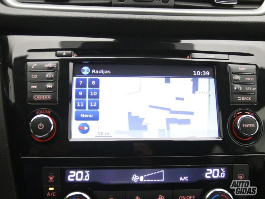 Grey Nissan Qashqai 2017 in Vilnius, with an engine capacity of 1.20 L and mileage of 142 thousand km for 10699 €, photo 25 on AUTOMOTO.COM.LV
