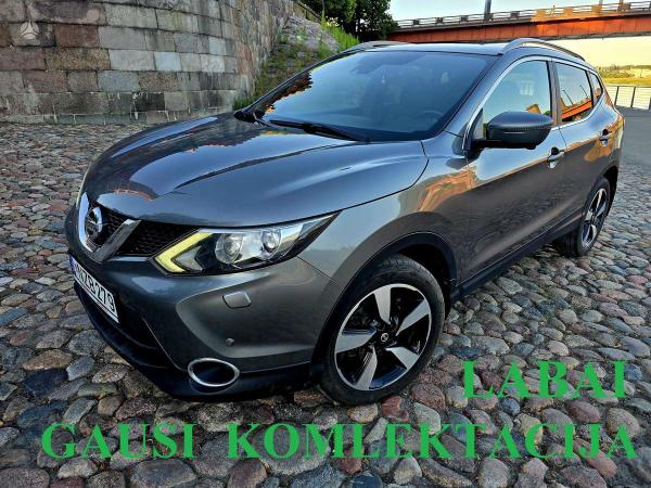Grey Nissan Qashqai 2017 in Kaunas, with an engine capacity of 1.20 L and mileage of 115 thousand km for 11300 €, photo 1 on AUTOMOTO.COM.LV