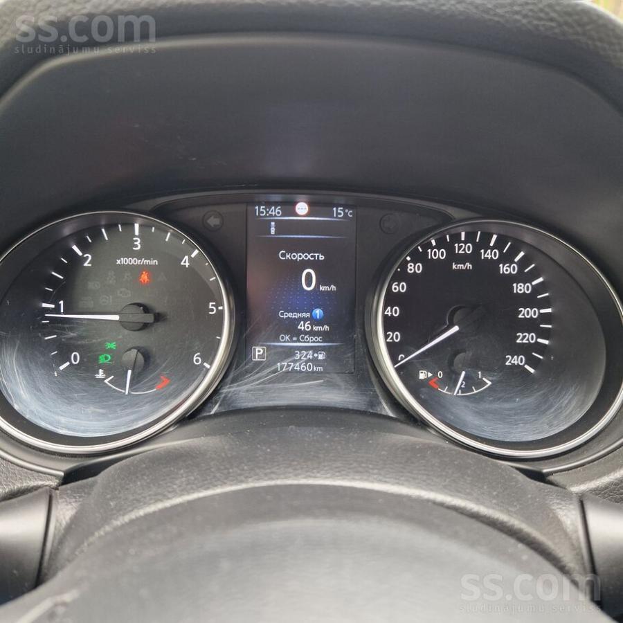Grey Nissan Qashqai 2018 in Daugavpils, with an engine capacity of 1.60 L and mileage of 177 thousand km for 12500 €, photo 19 on AUTOMOTO.COM.LV